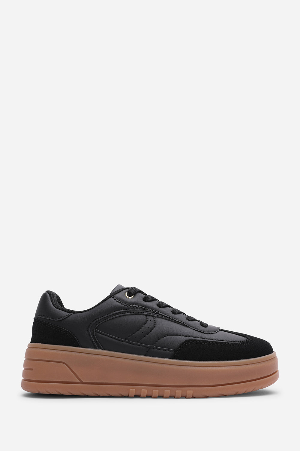 'Yulia' Low Wedge Lace up trainer