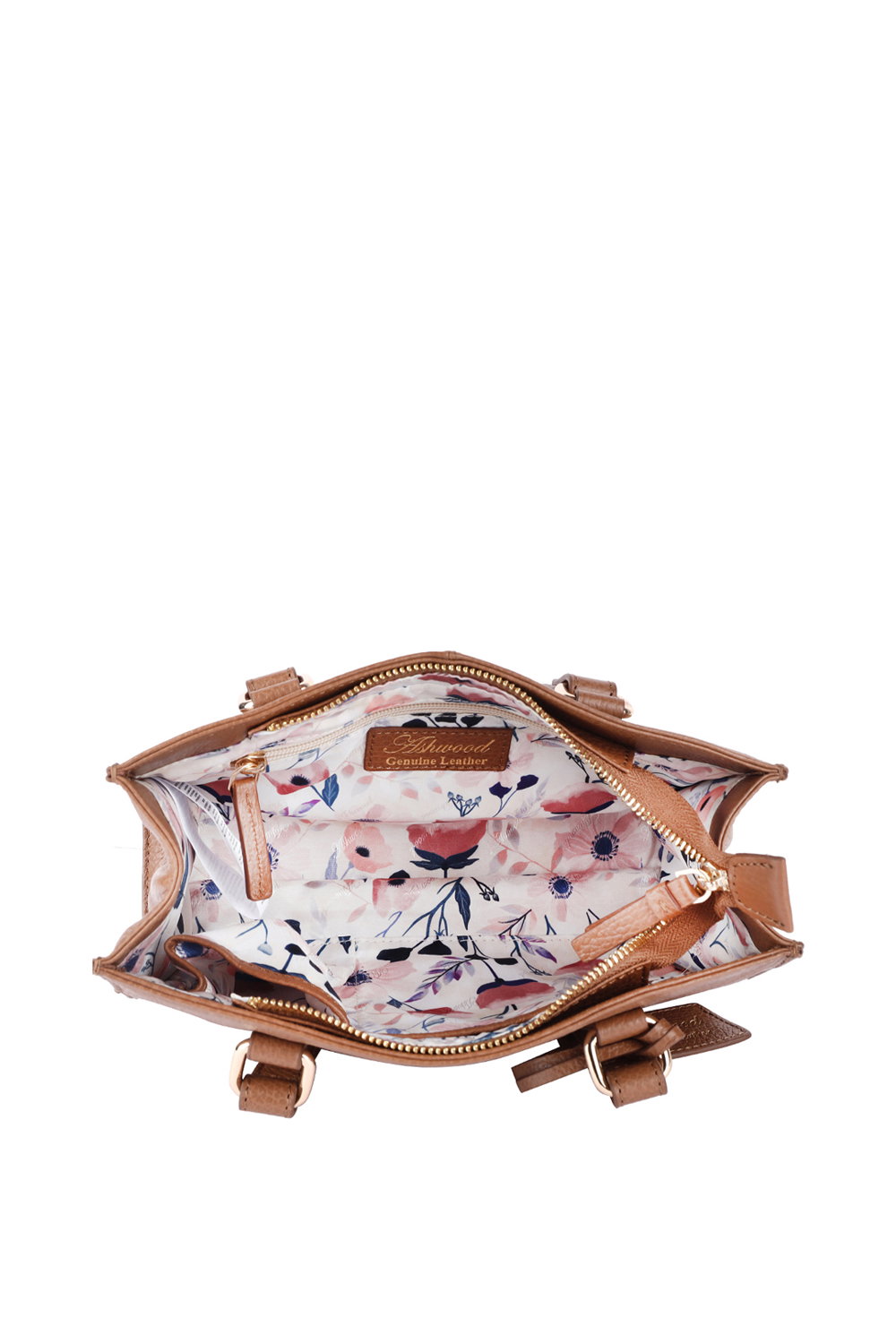 'Glamour' Real Leather Shoulder Handbag