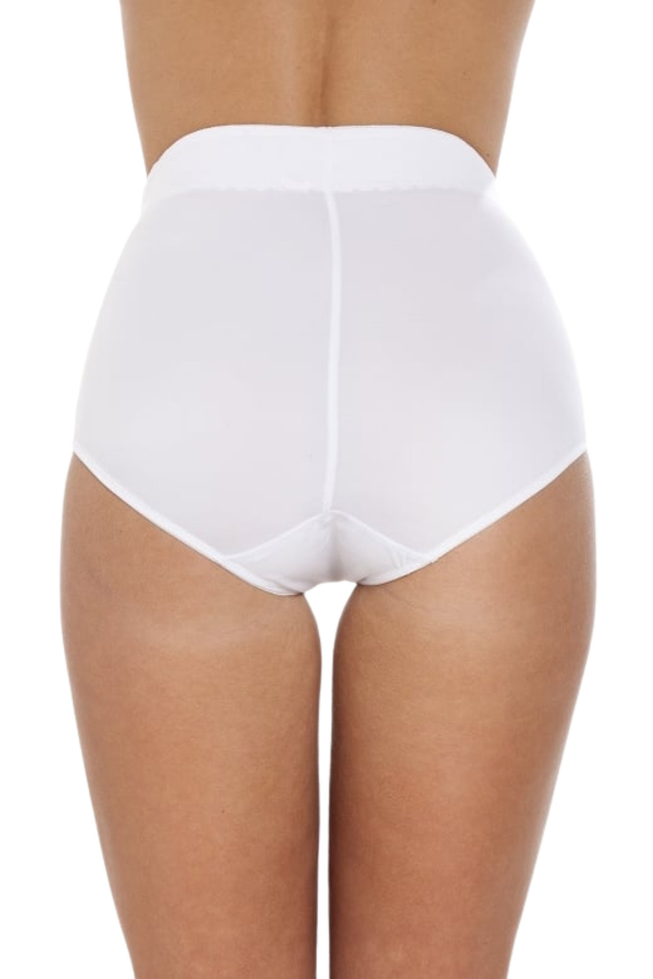 2 Pack Hi Waist Mesh Control Briefs
