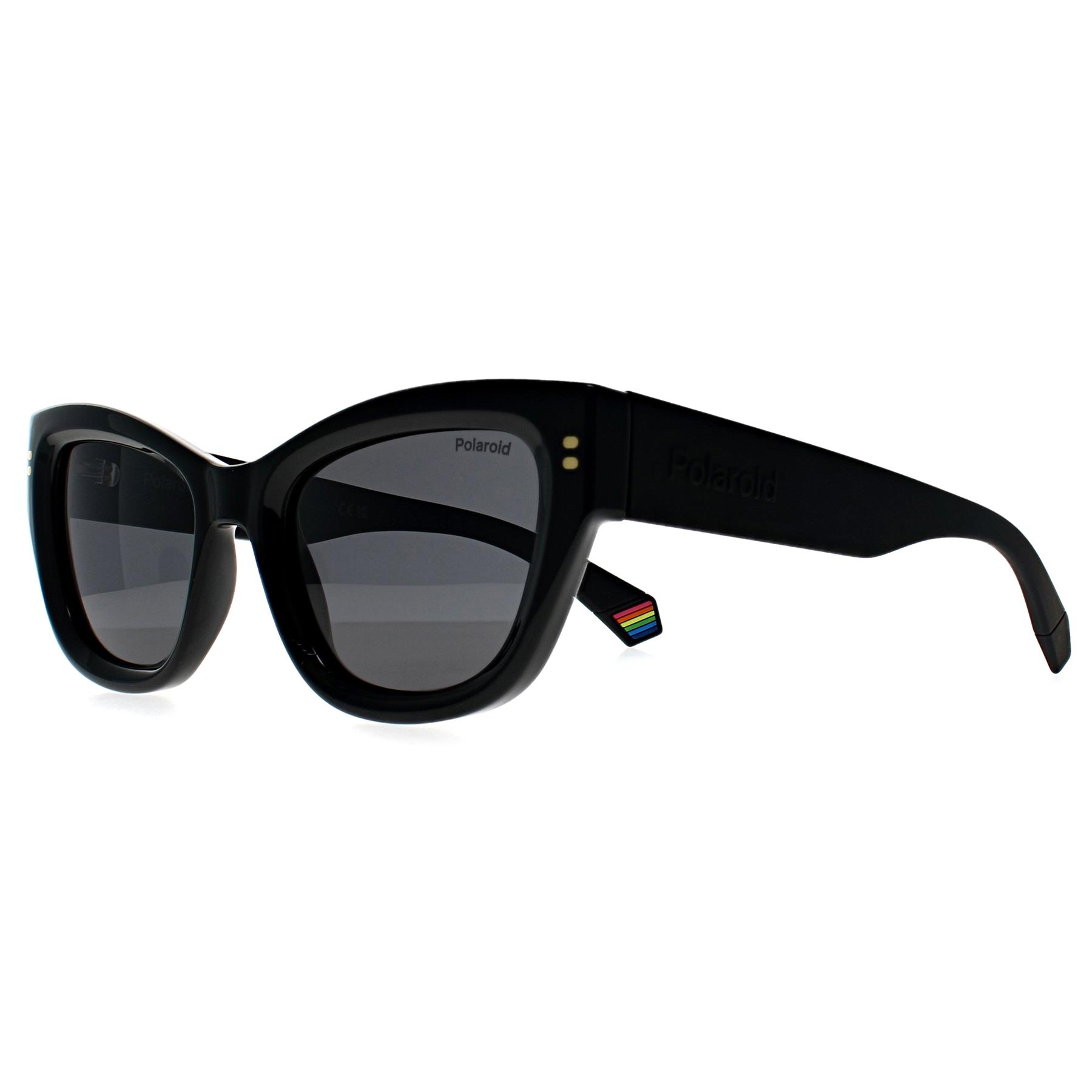 Cat Eye Black Grey Polarized PLD 6237/S/X