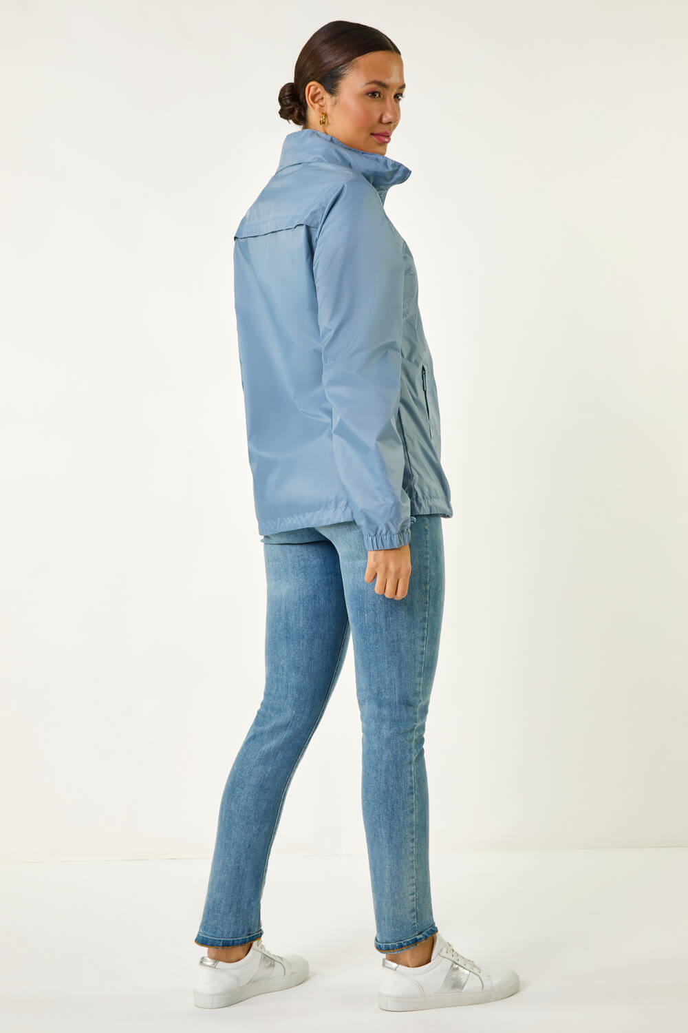 Steel Blue Shower Resistant Jacket | Roman UK