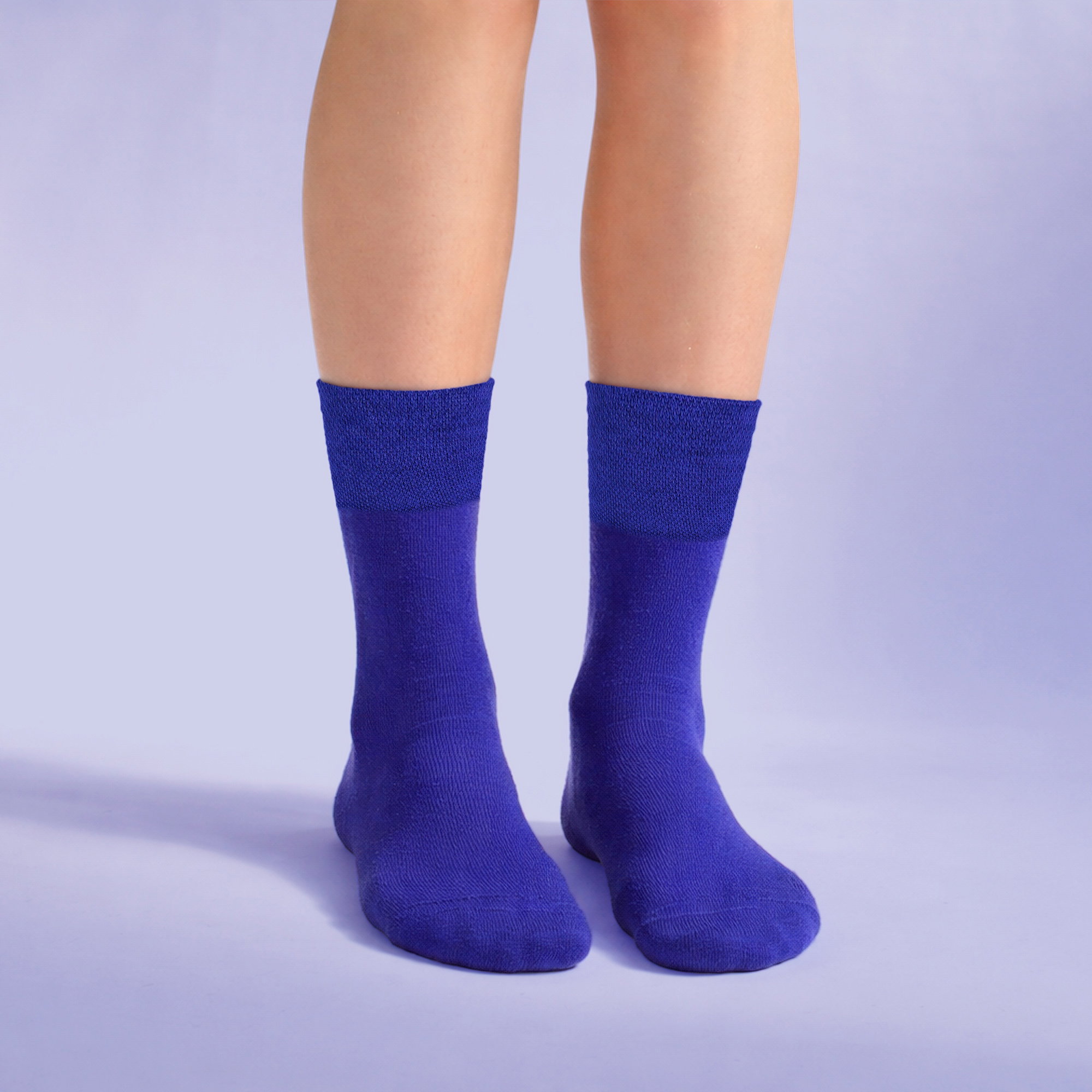 4 Pack Ladies Bamboo Diabetic Socks Soft Breathable Non Binding Socks