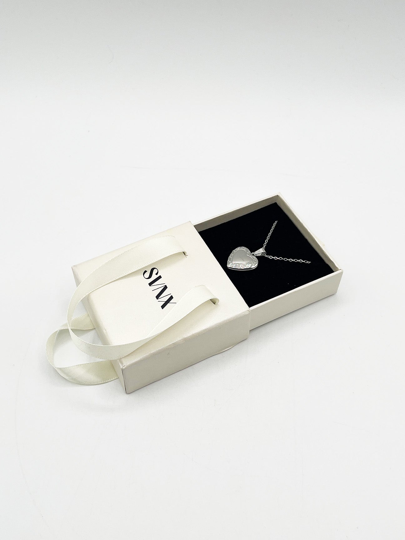 Large Heart Locket Necklace - Gift Boxed
