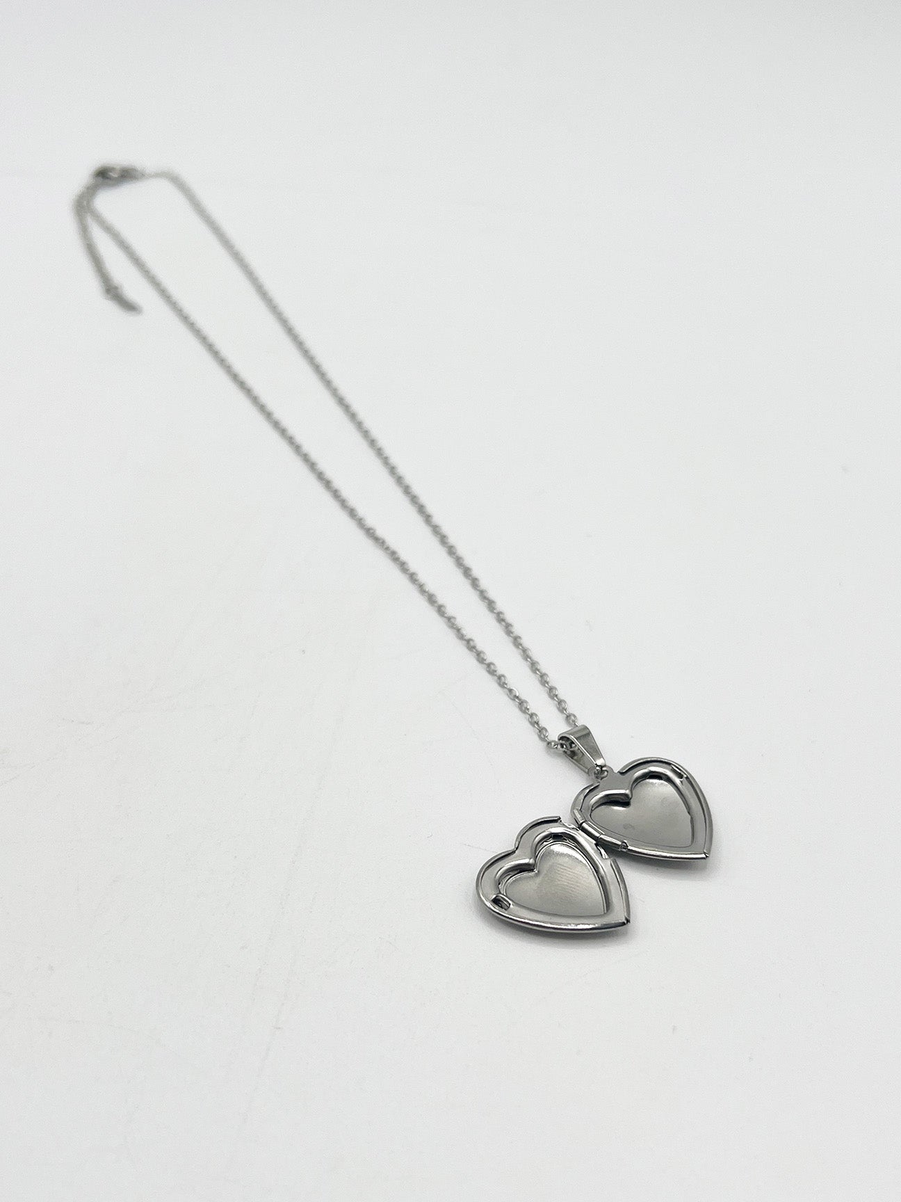 Large Heart Locket Necklace - Gift Boxed