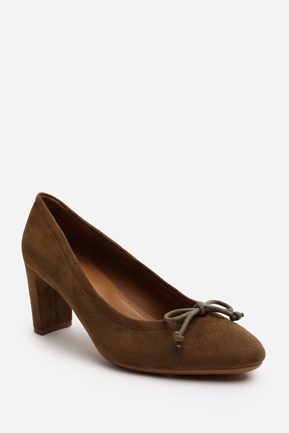 'Primrose' Block Heel Court Shoe