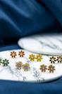 Stainless Steel Daisy Enamel Stud